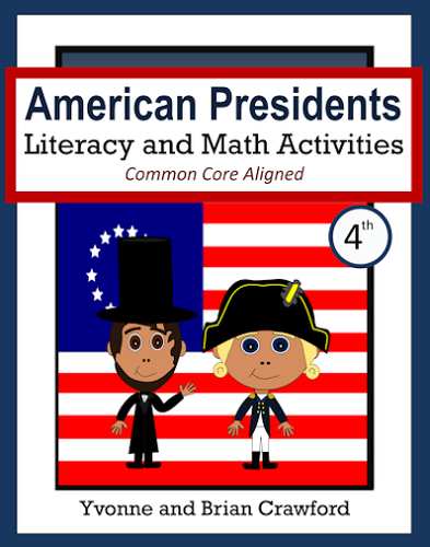 Presidents Day Math and Literacy Activities Fourth Grade Common Core ...