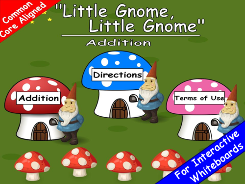 Addition Little Gnome PowerPoint Game | Teaching Resources