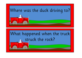 Duck in the Truck story pack- rhyming words | Teaching Resources