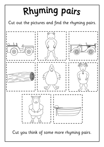 Duck in the Truck story pack- rhyming words | Teaching Resources