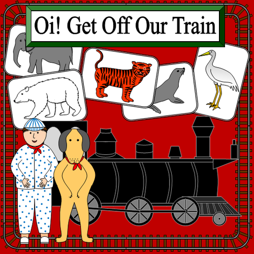 Oi! Get Off Our Train story pack- endangered animals- KS1, KS2 ...