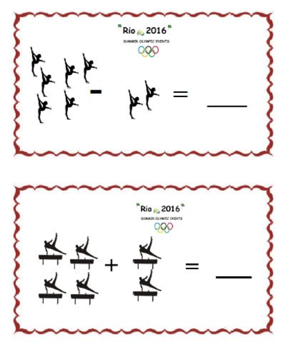 Rio Olympic Fun {addition and subtraction within 10} | Teaching Resources