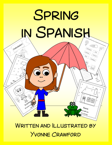 Spanish Spring Vocabulary Sheets, Worksheets, Matching & Bingo Games ...