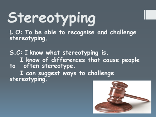 Year 5 PSHE - Stereotyping by sparkle1978 - Teaching Resources - TES