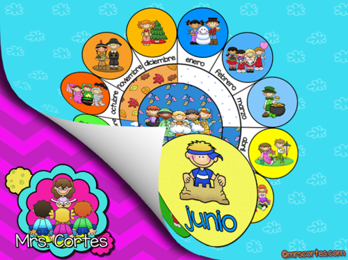 MIMIO Calendar Math- Junio (Spanish) | Teaching Resources