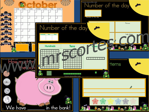 EASITEACH Calendar Math- 12 Month Set (English) | Teaching Resources