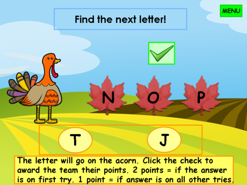 ABC Order PowerPoint Game | Teaching Resources