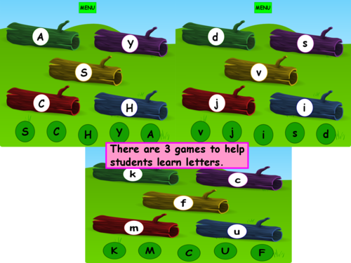 Alphabet Letters PowerPoint Game | Teaching Resources