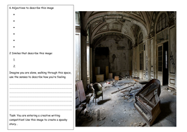 Creative Writing - Image Stimulus (Spooky/Gothic/Horror) | Teaching ...