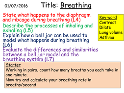 B1 2.3 Breathing | Teaching Resources