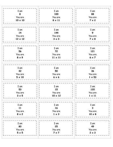 Loop game - times tables | Teaching Resources
