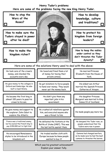 Tudor and Stuarts Bundle | Teaching Resources