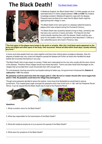 KS3 Miccrobes: Famous microbiologists, the black death, bacteria ...