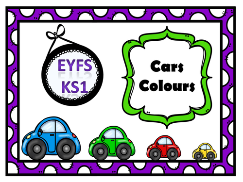 Classroom Display Pack-Theme Cars | Teaching Resources