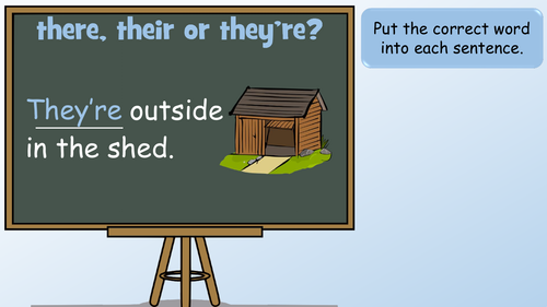 Homophones: Their, There and They're | Teaching Resources