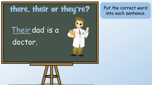 Homophones: Their, There and They're | Teaching Resources