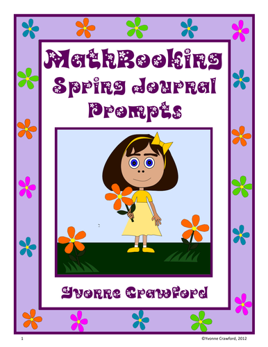 Spring Math Journal Prompts (1st and 2nd grade) | Teaching Resources