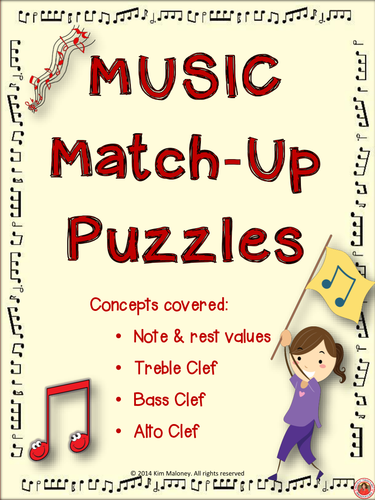MUSIC MATCH-UP PUZZLES | Teaching Resources