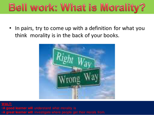 Religion and Morality - WHOLE UNIT OF LESSONS | Teaching Resources