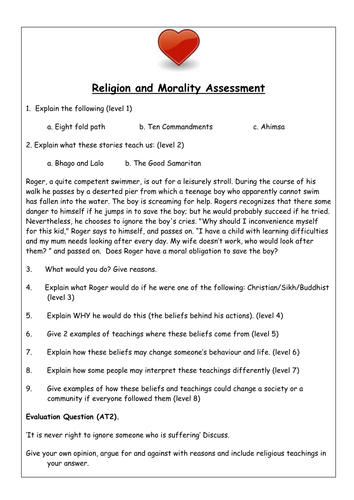Religion and Morality - WHOLE UNIT OF LESSONS | Teaching Resources