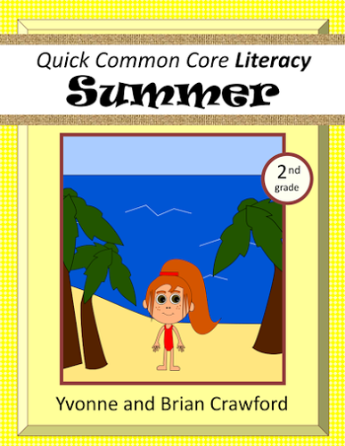 Summer Review No Prep Common Core Literacy (2nd grade) | Teaching Resources