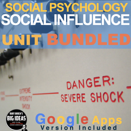 Social Psychology: Social Influence Unit- PPTs, Worksheets, Assessment ...