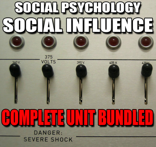Social Psychology: Social Influence Unit- PPTs, Worksheets, Assessment ...