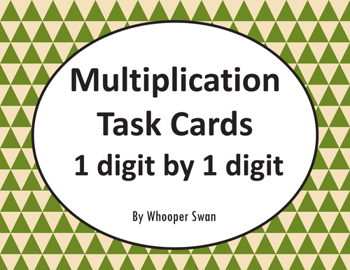 Multiplication Task Cards Bundle | Teaching Resources