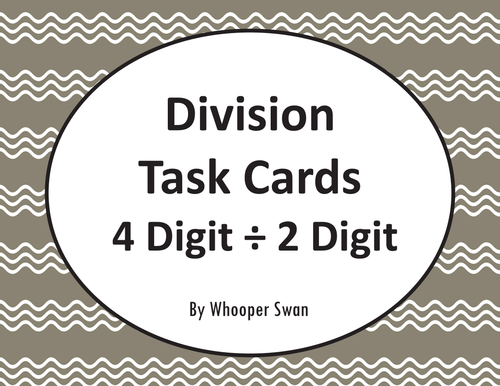 Division Task Cards Bundle | Teaching Resources