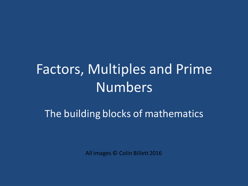 Maths KS2, KS3 or GCSE revision. Factors, multiples and prime numbers ...