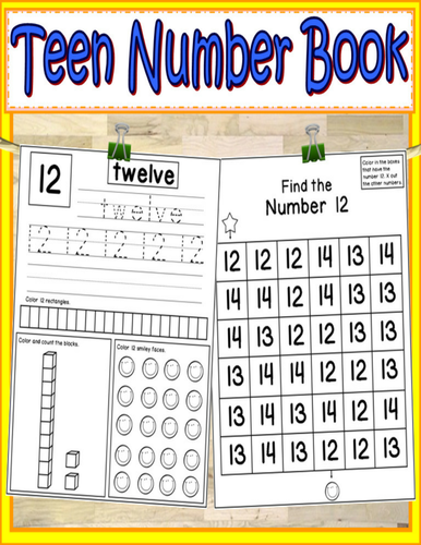 Teen Number Books | Teaching Resources