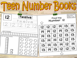 Teen Number Books | Teaching Resources