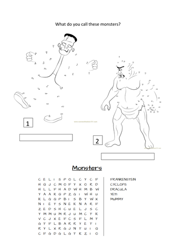 Monster Resource Pack | Teaching Resources