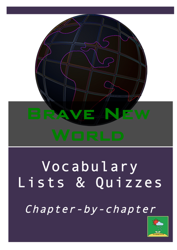 Brave New World Vocabulary Quizzes | Teaching Resources