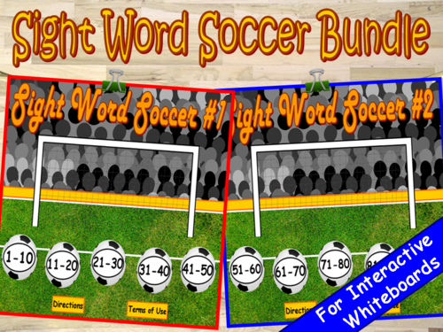 Sight Words Soccer Bundle | Teaching Resources