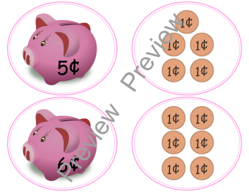 Money Penny Piggy Bank Pack | Teaching Resources