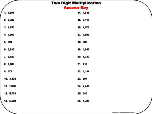 Two Digit Multiplication Task Cards | Teaching Resources