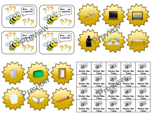 Bee Theme Classroom Jobs | Teaching Resources