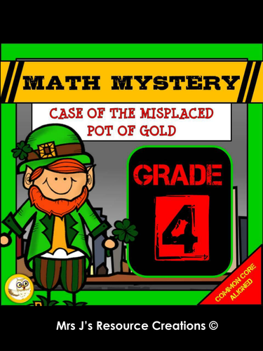 St Patrick's Day Math Mystery (GRADE 4) | Teaching Resources