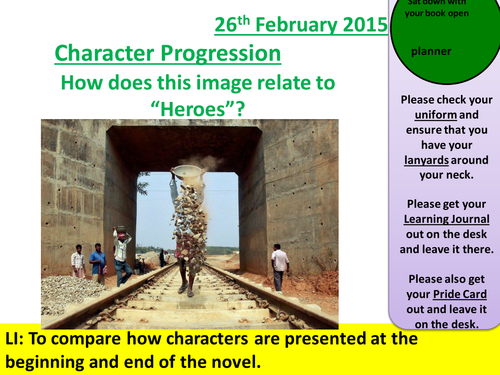 Full PowerPoint Lessons and Scheme of Learning: Heroes by Robert ...