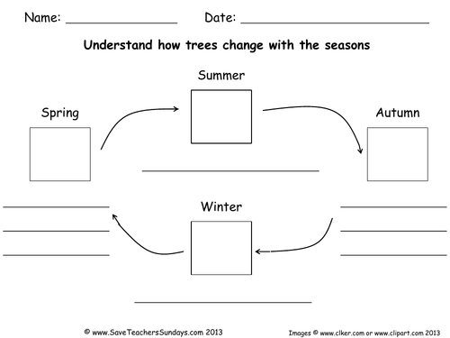 How an Apple Tree Changes with the Seasons KS1 Lesson Plan and ...