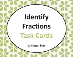 Identify Fractions Task Cards | Teaching Resources