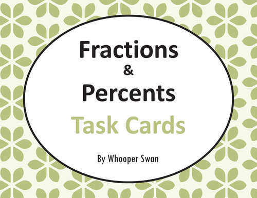 Fraction Task Cards Bundle | Teaching Resources
