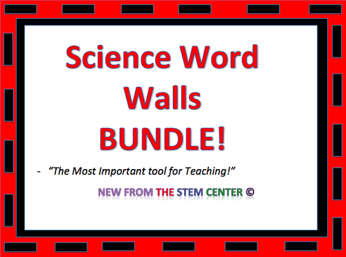 Science: Word Walls! | Teaching Resources