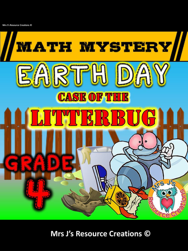 Earth Day Math Mystery (GRADE 4) | Teaching Resources