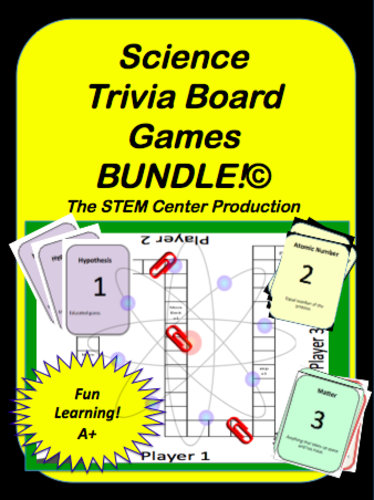 Science Trivia Board Games Bundle | Teaching Resources