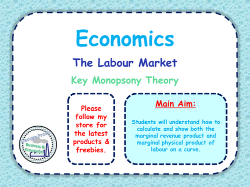 The Labour Market Lesson Bundle - A-Level Economics | Teaching Resources