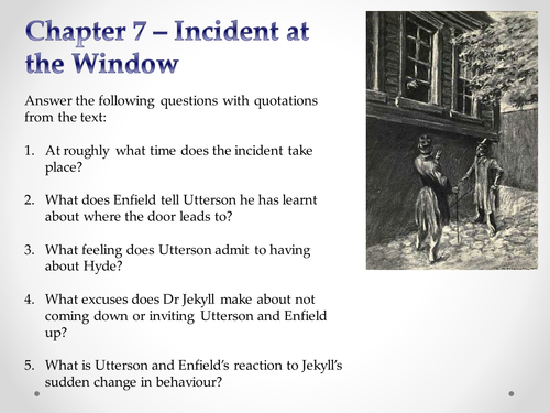 The Strange Case of Dr Jekyll and Mr Hyde - Chapter 6 & 7 | Teaching ...