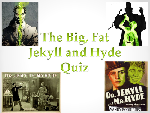 The Strange Case of Dr Jekyll and Mr Hyde - Chapter 8 | Teaching Resources