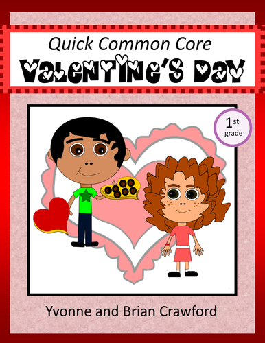 Valentine's Day No Prep Common Core Math (first grade) | Teaching Resources